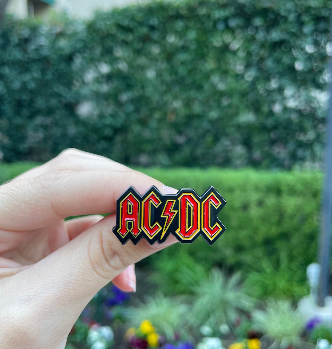 AC/DC Logo Lapel Pin - Etsy