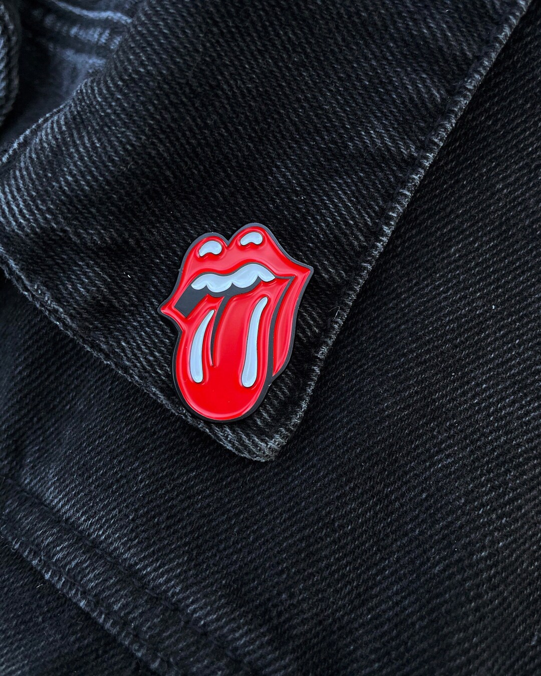 Rolling Stones Tongue Lapel Pin - Etsy