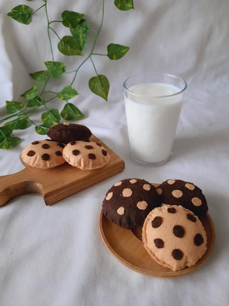 Felt Toy Cookies,handmade Fun Felt Toys,imitation Game,eco-friendly ...