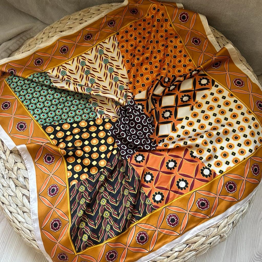 Bandanas for Women, Patterned Bandana, Patterned Scarf, Scarf for Women ...