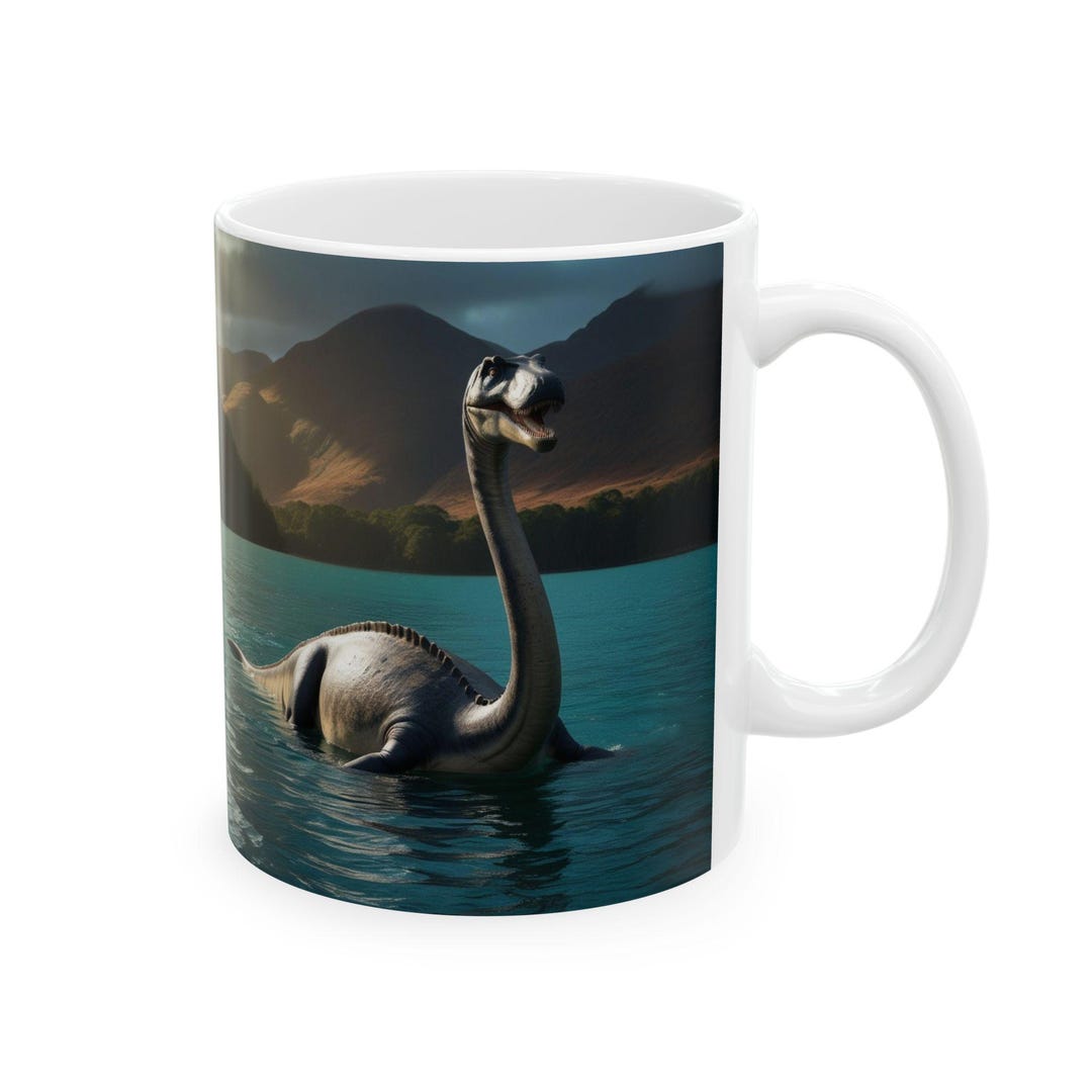Nessie Mug, Loch Ness Monster Coffee Cup, Mythical Creature Tea Mug ...
