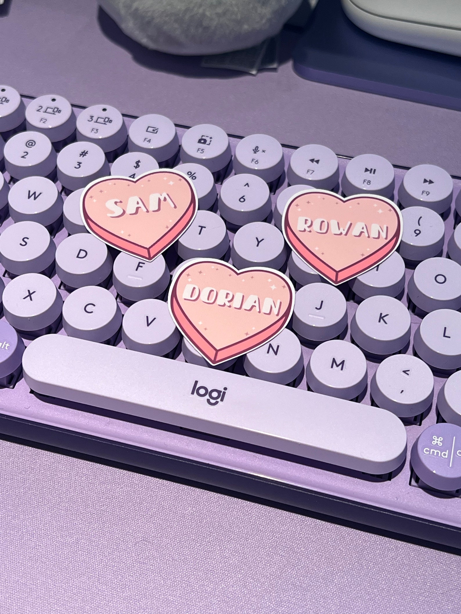 TOG Boys Candy Hearts Throne of Glass Stickers VINYL STICKER Sarah J ...