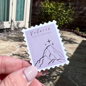 Velaris Stamp Sticker VINYL STICKER City of Starlight ACOTAR Sarah J ...