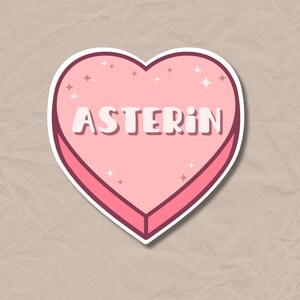 TOG Girls Candy Hearts Throne of Glass Stickers VINYL STICKER Sarah J ...