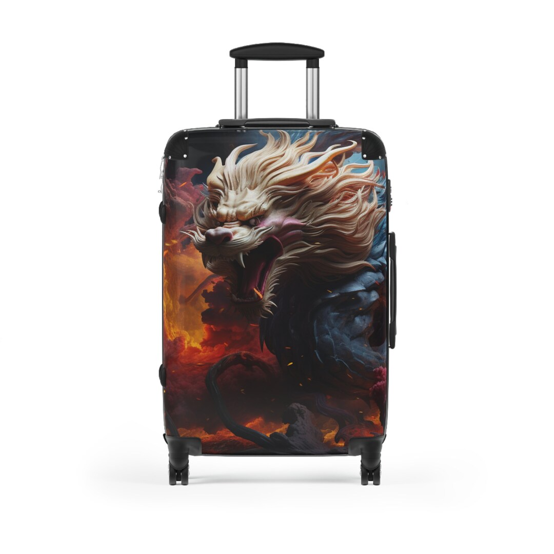 Heavenly Dragons Symbols of Strength and Grace Suitcase - Etsy