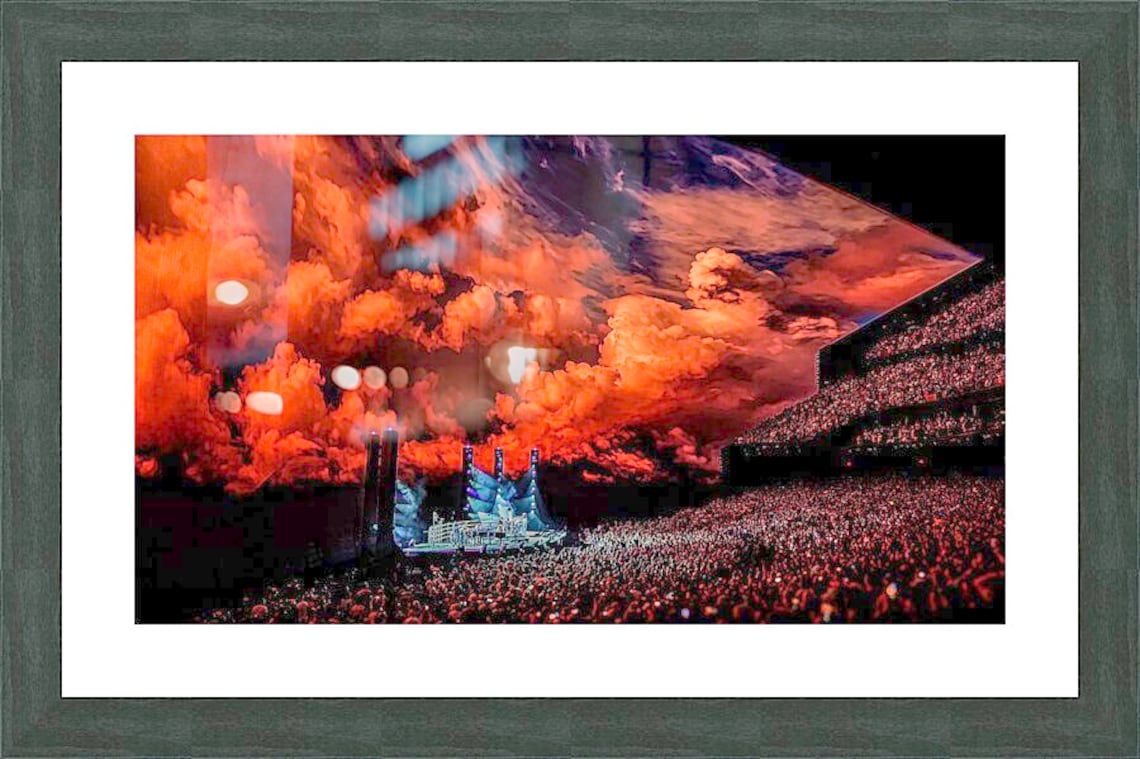 Phish Concert Poster: Serene 'divided Sky' Performance Graphic Sphere ...