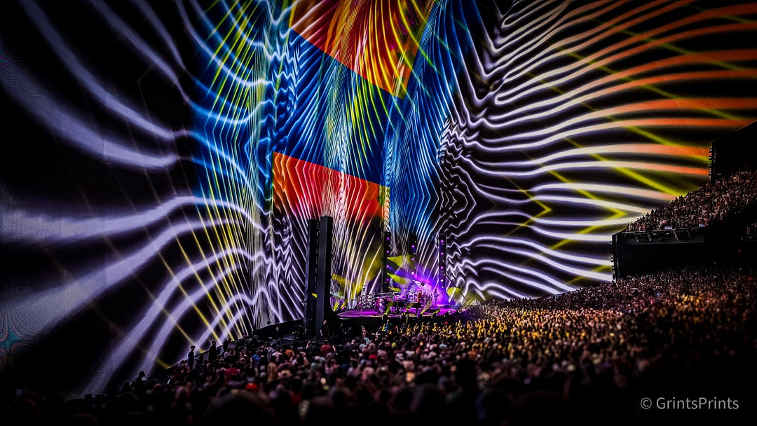 Phish Concert Poster: Vibrant 'down With Disease' Performance Graphic ...