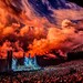 Phish Concert Poster: Serene 'divided Sky' Performance Graphic Sphere ...