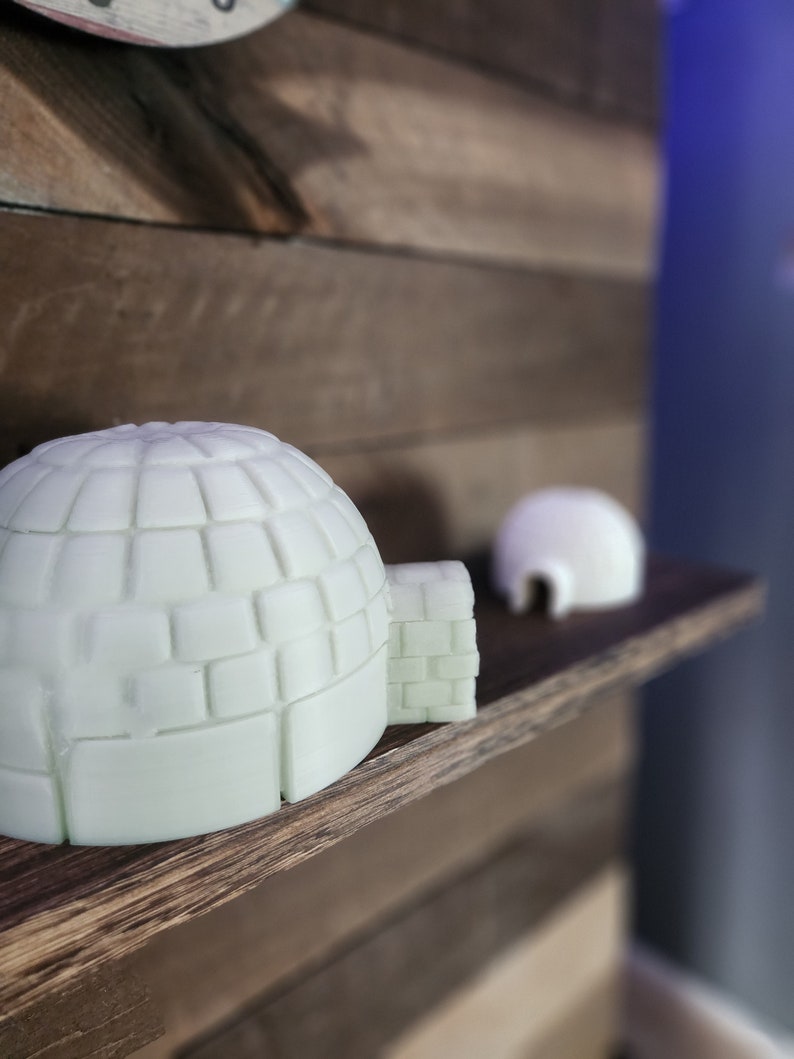 3d‑printed Igloo Architectural Model – Miniature Decorative Display ...