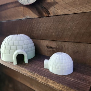 3d‑printed Igloo Architectural Model – Miniature Decorative Display ...