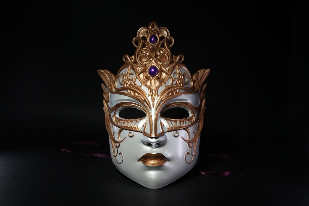 Mystique Masquerade: Venetian Carnival Mask - Etsy