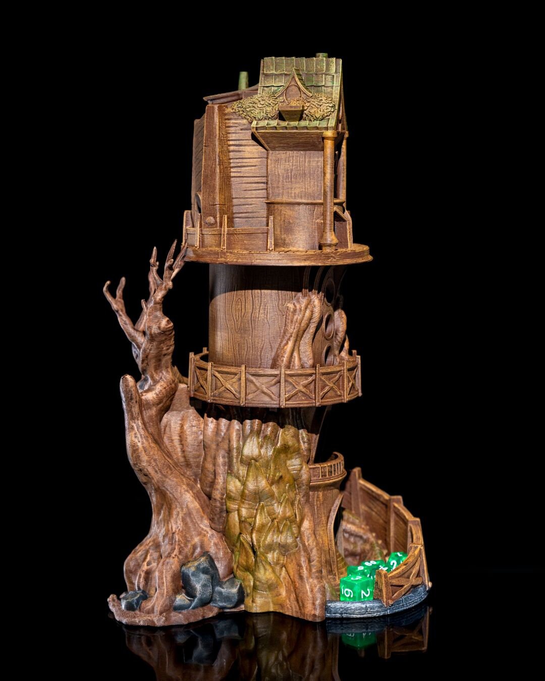 3d-printed Dice Tower: Majestic Watch Tower for RPG Tabletop Games - Etsy