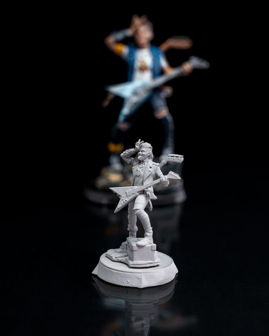 Detailed Ozzy Rose Dnd Resin Miniature, 3D Printed Tabletop RPG Figure ...