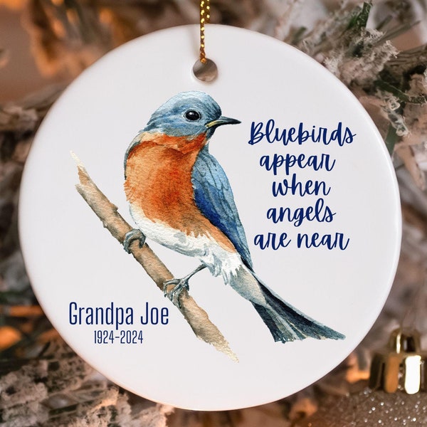 Bluebird Ornaments - Etsy