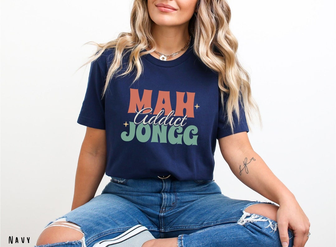 Mah-jongg Addict T-shirt Funny Mahjong Shirt Gift for Mahjong Player ...