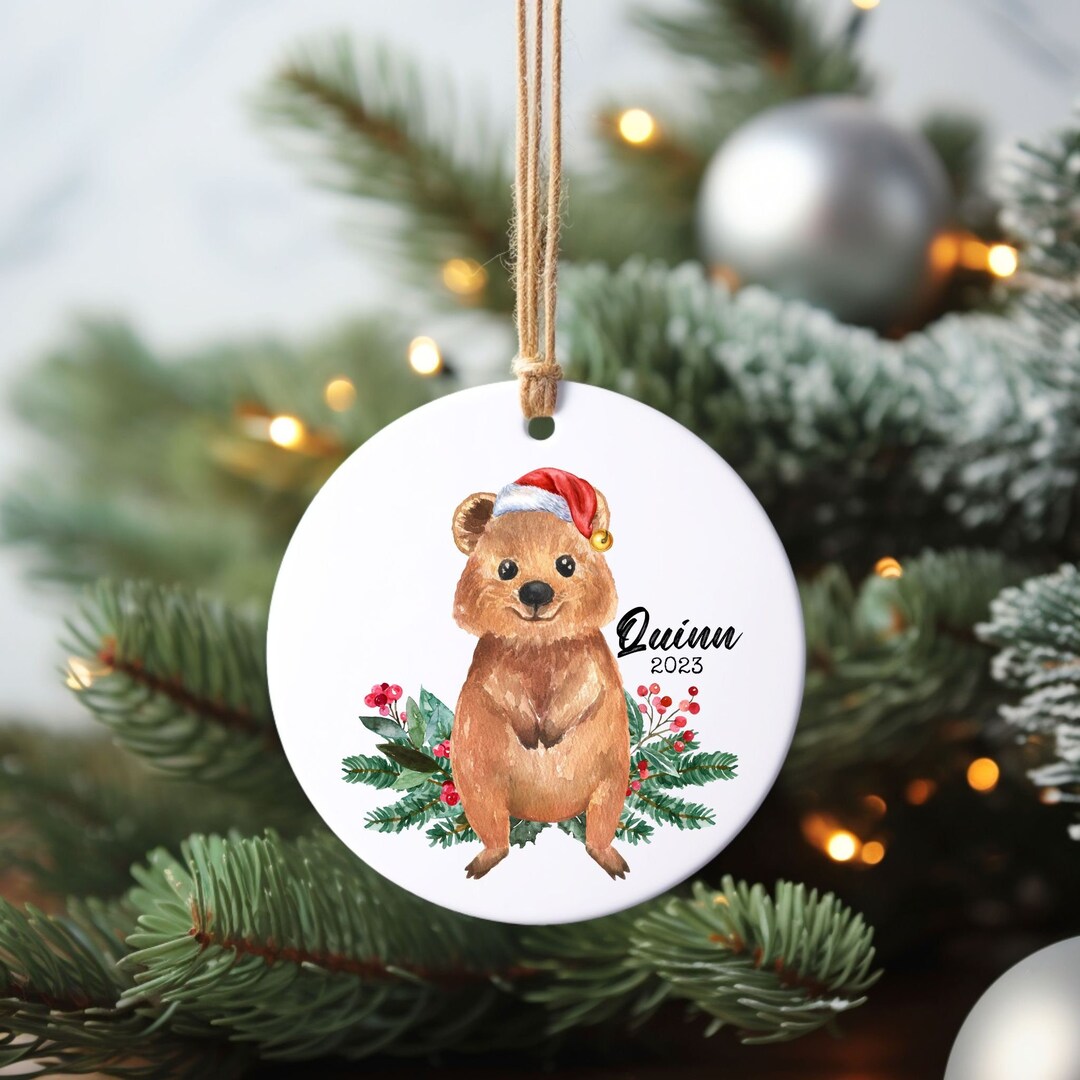 Personalized Quokka Ornament Quokka Adoption Christmas Gift Custom Pet ...