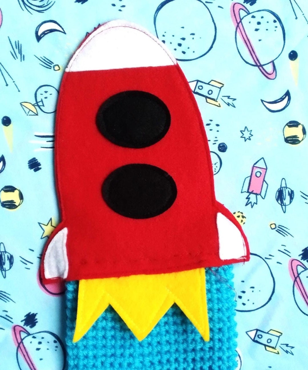 Puppet: ROCKET Stocking Stuffer Teach Puppetry, Finger Dexterity ...