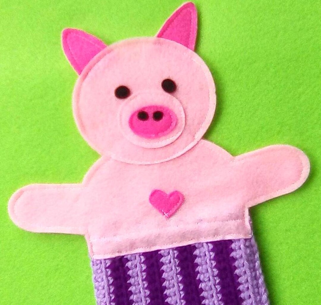 PIGGY Puppet Fun Stocking Stuffer Take Me Home - Etsy