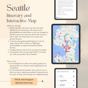 Seattle Itinerary and Interactive Map - Your Very Own Personal Tour ...