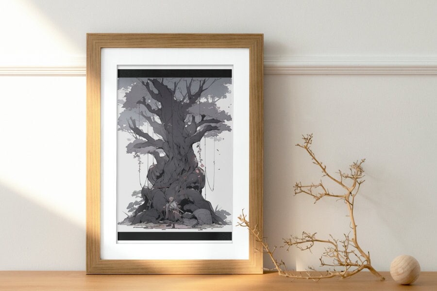 Tree of Life: Anime Art to Decorate Your Home | PRINTABLE Art | Digital ...