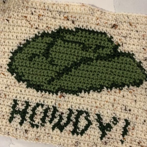 Howdy Cowboy Hat Crochet Tapestry Wall Hanging - Digital Pattern ...