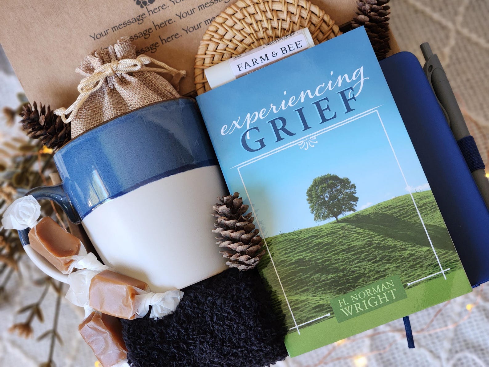 Men's Sympathy Gift Box/grief Care Package/christian Comfort During ...