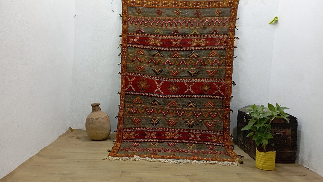 Berbere Akhnif Taznakht Middle Atlas Rug Handmade Rug From the - Etsy