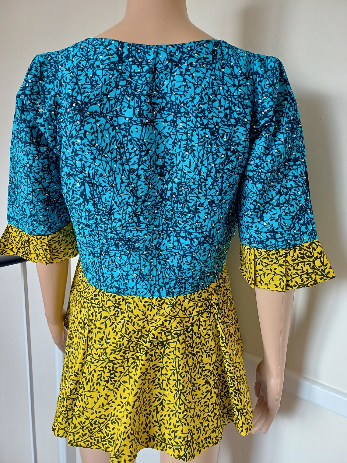 African Print Blouse, Ankara Jacket Colorful Ankara Blouse - Etsy Canada