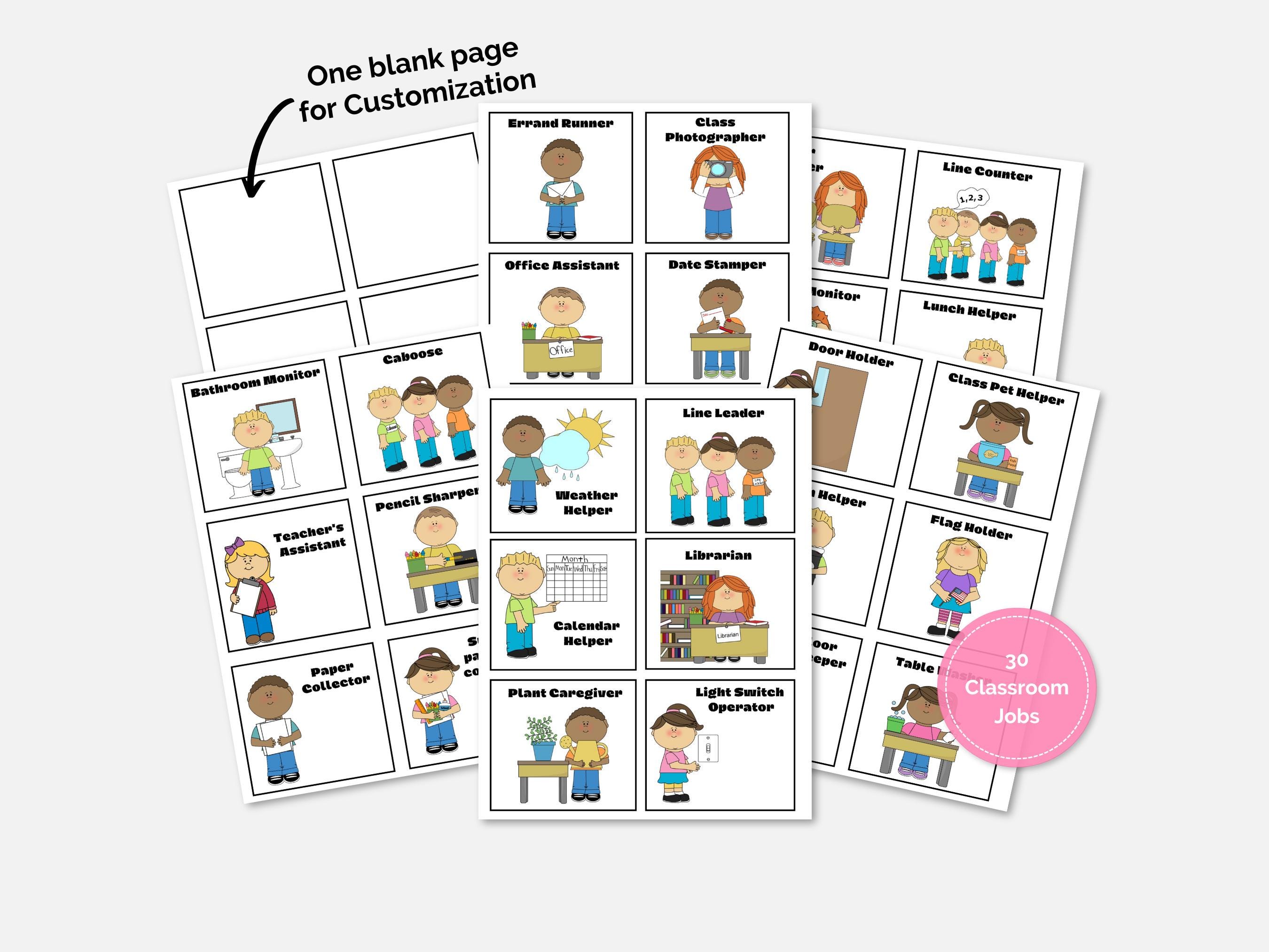 Classroom Jobs Bundle, Teacher Resources (digital Download) - Etsy