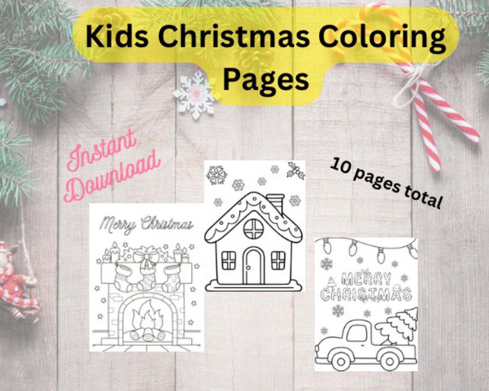 Kids Christmas Coloring Pages, Kids Coloring Pages, Christmas, Coloring ...
