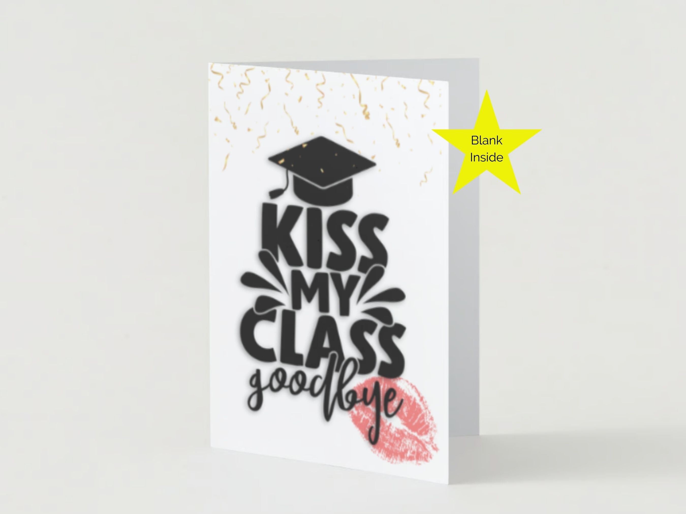 Funny Graduation Card, Class of 2024, Grad Card, Congratulations ...