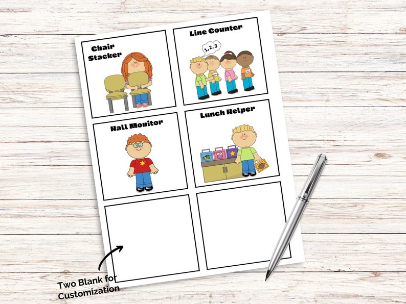 Classroom Jobs, Classroom Helpers, Back to School, Daycare, Preschool ...