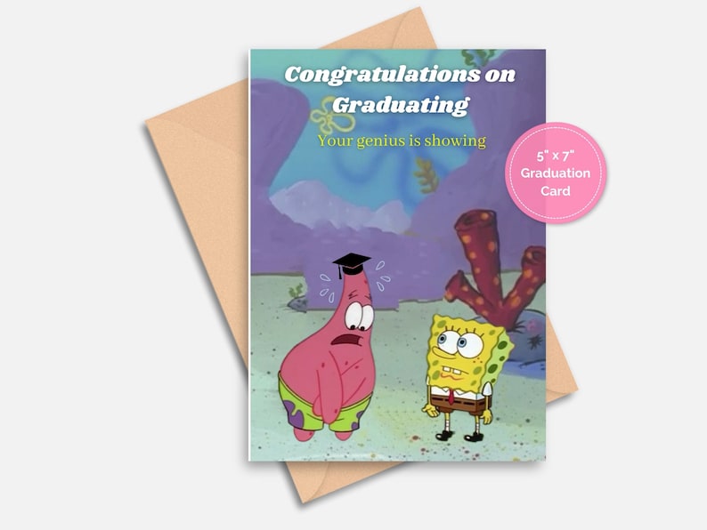 Funny Graduation Card, Graduation Card, Printable, Foldable Card - Etsy