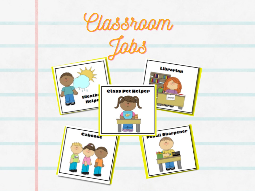 Classroom Jobs, Classroom Helpers, Back to School, Daycare, Preschool ...