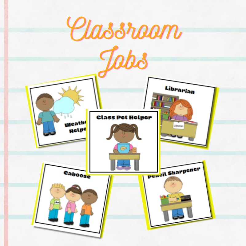 Classroom Jobs Chart - Etsy
