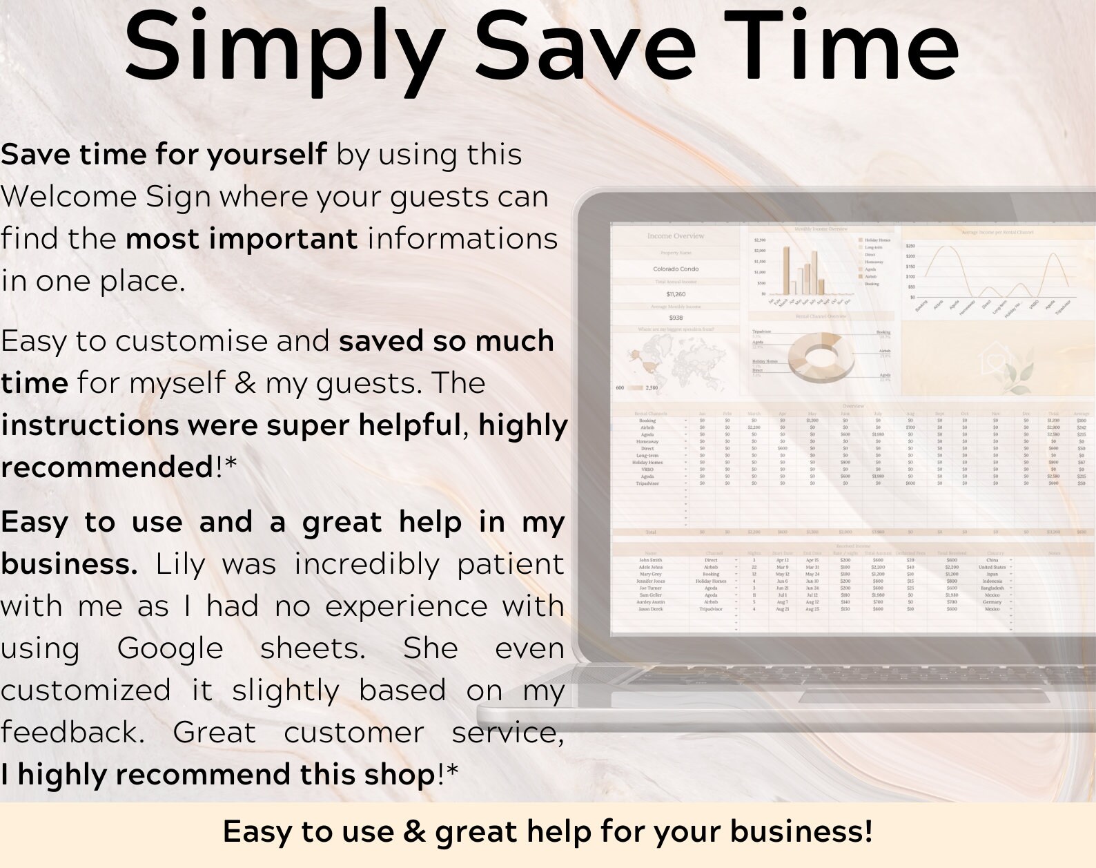 Airbnb Income & Expense Short Term Rental Profit Tracker Airbnb ...