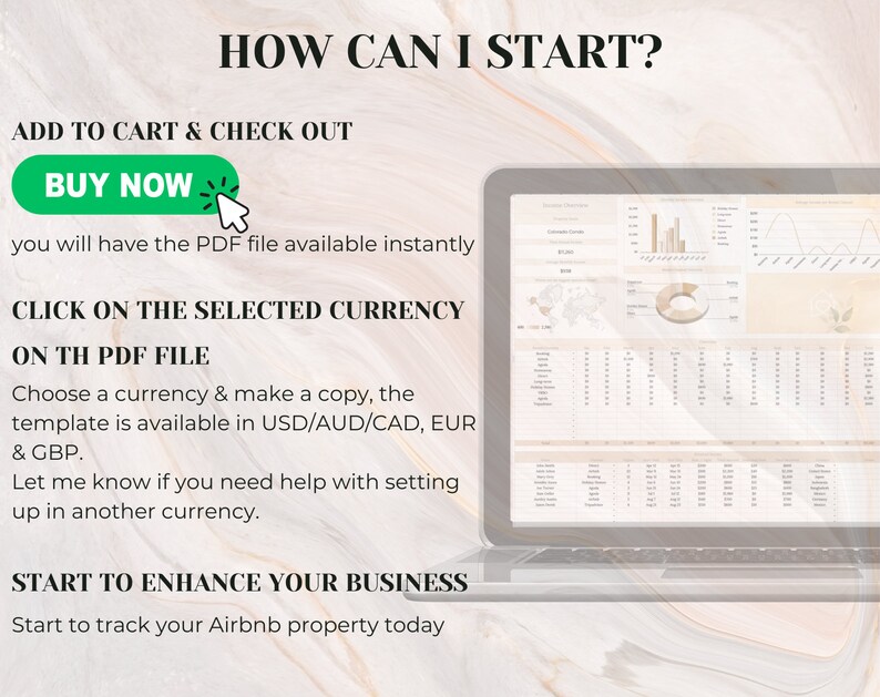 Airbnb Income & Expense Short Term Rental Profit Tracker Airbnb ...