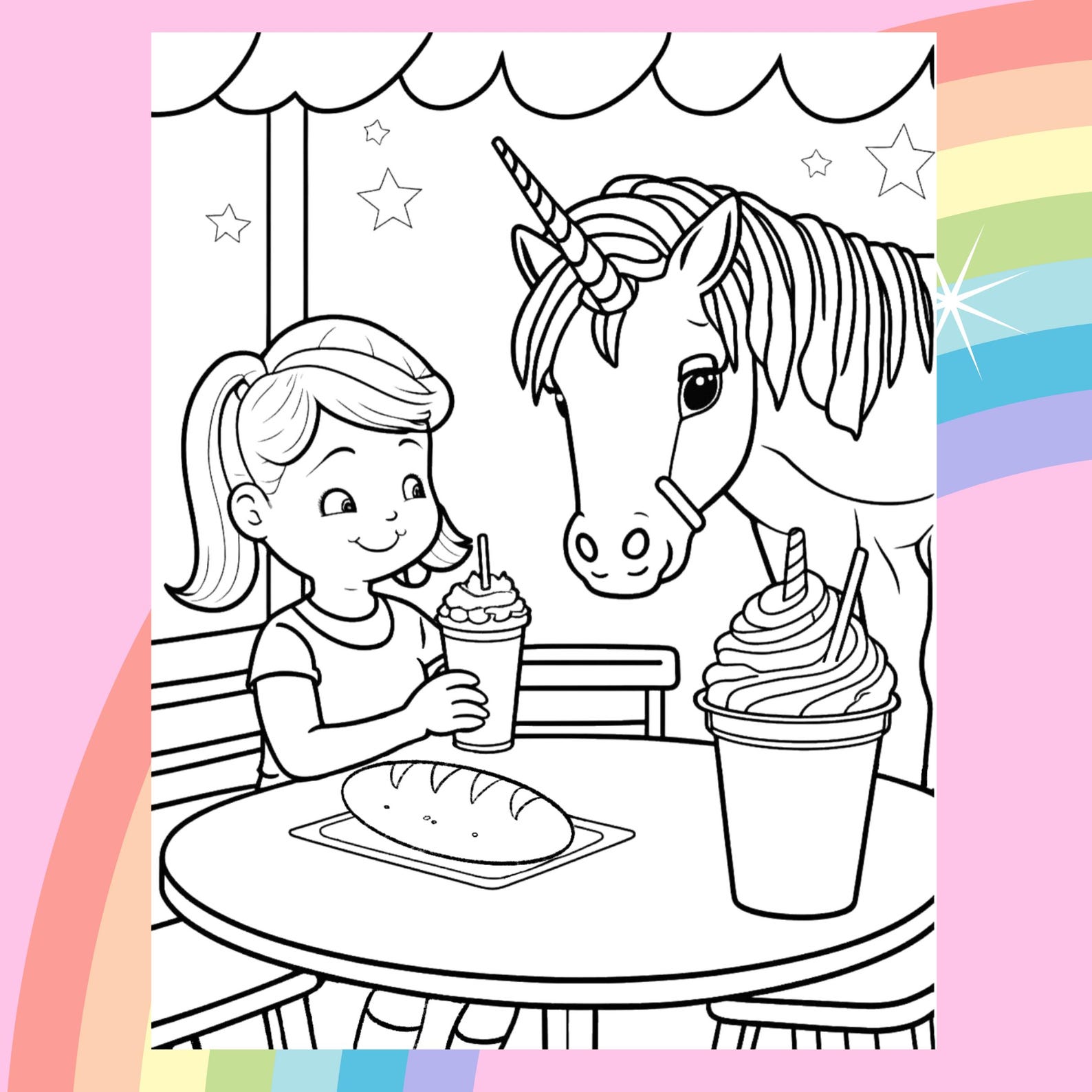 Printable Unicorn Coloring Pages for Girls, Unicorn Colouring Pages ...