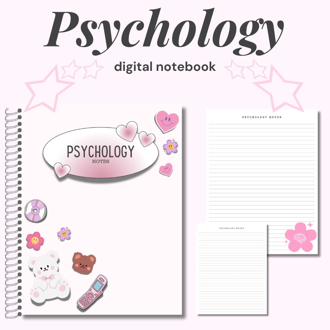 Psychology Notebook - Digital Download - Etsy