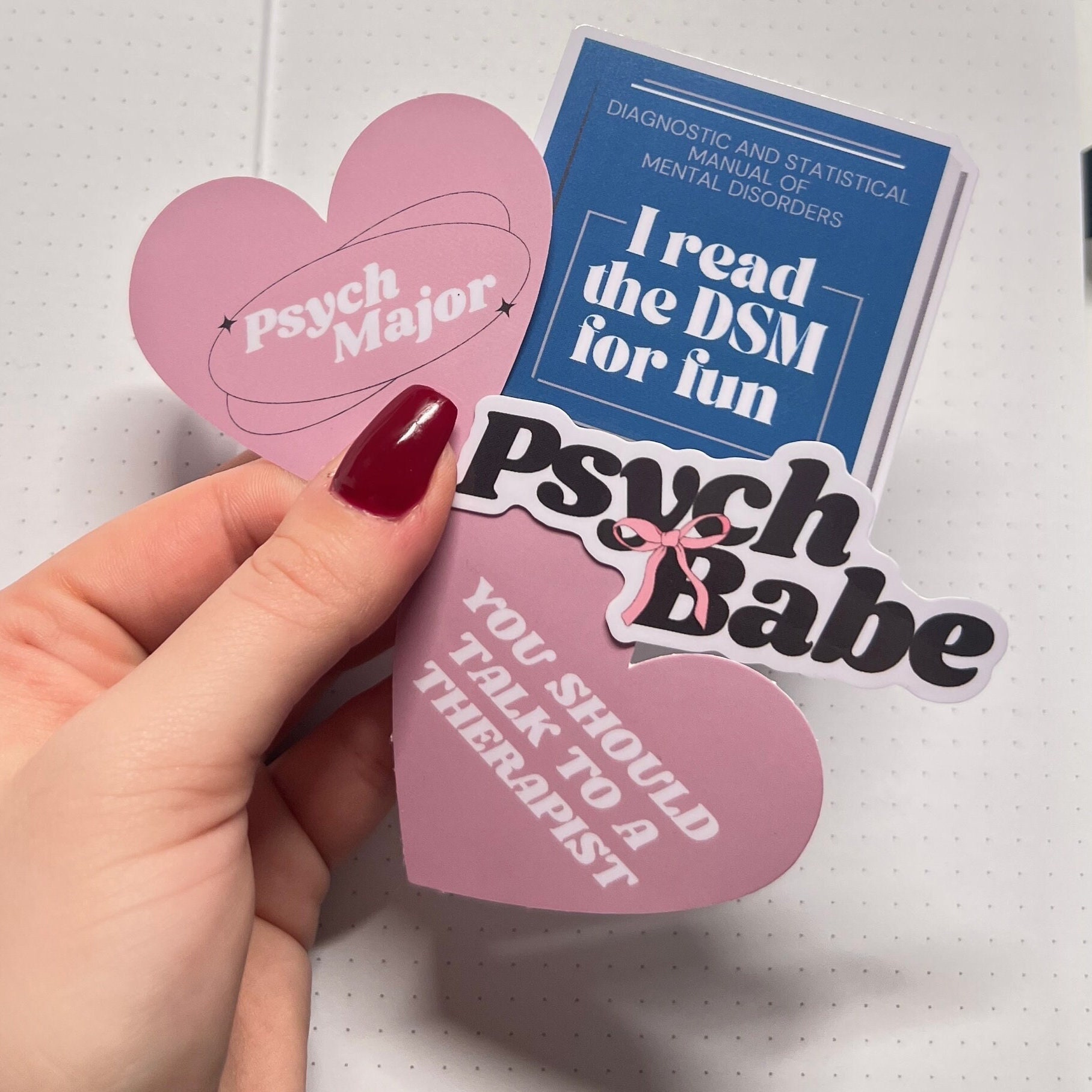 Psychology Major Sticker Pack Psychology Stickers Psych Students Mft ...