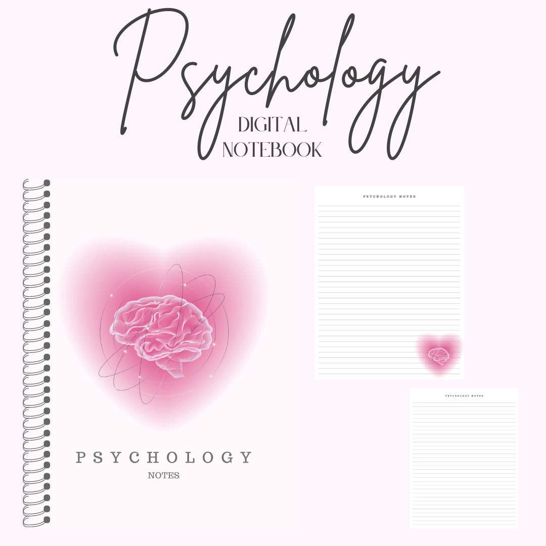 Psychology Notebook - Digital Download - Etsy