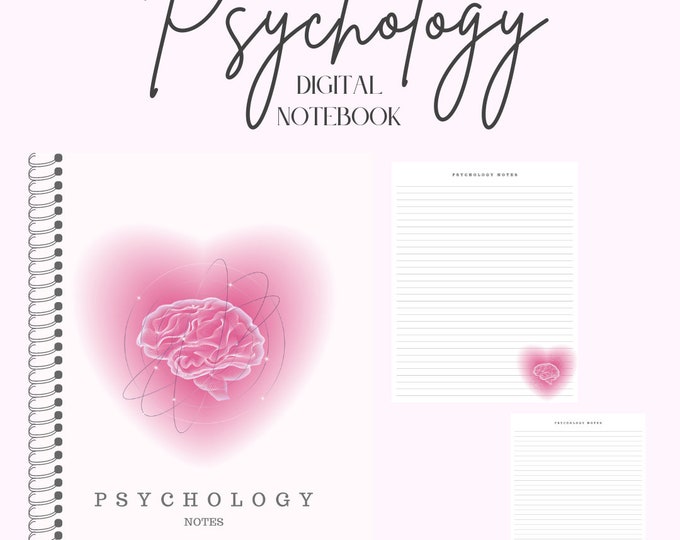 Psychology Notebook - Digital Download - Etsy