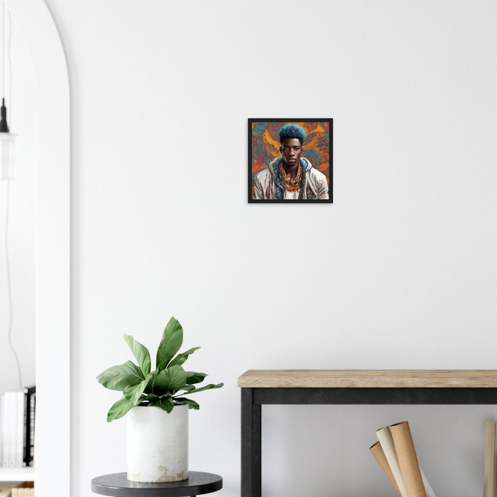 Black and White, African Art, Black Man Wall Art, Male Wall Art ...