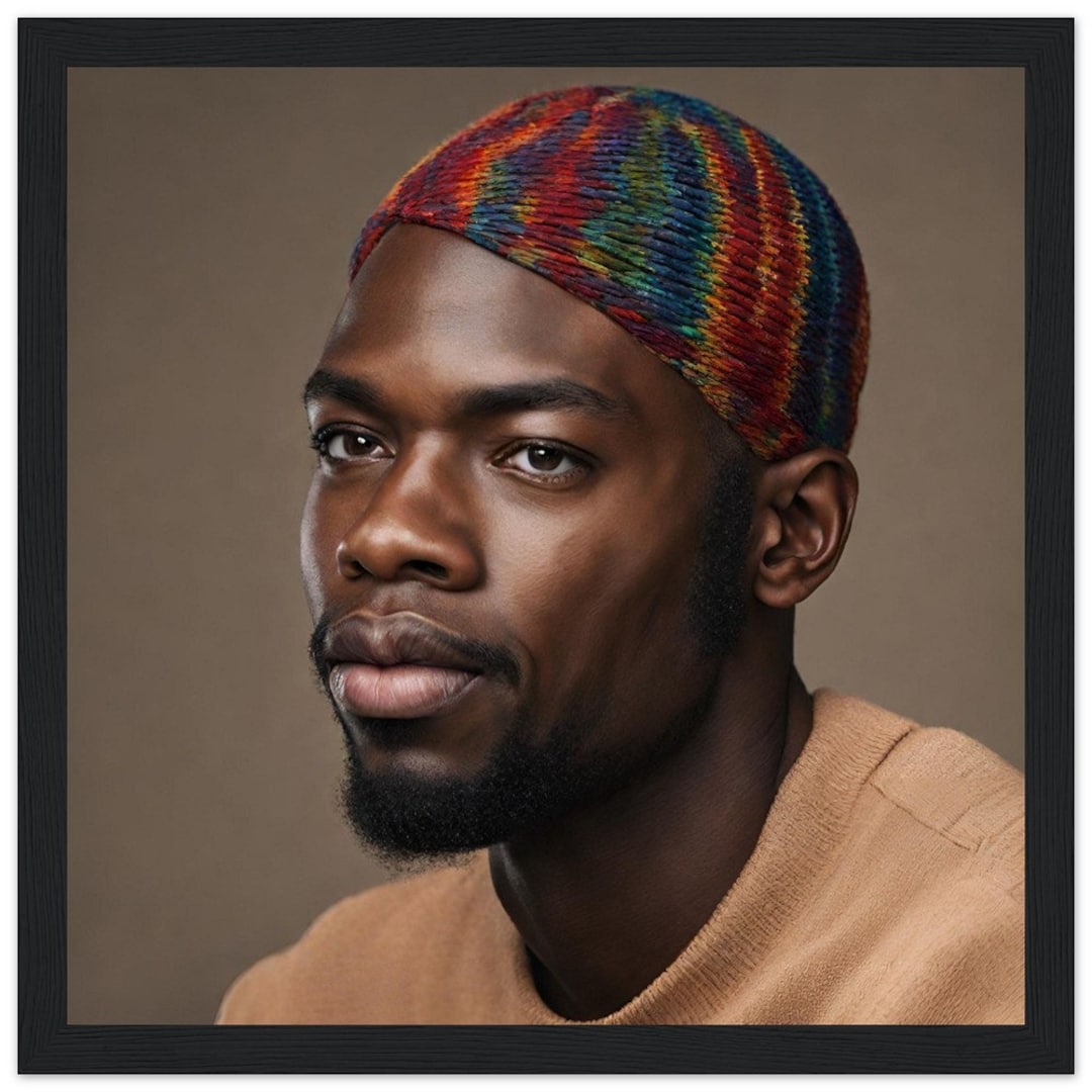 Black Man Wall Art, Urban Art, Black Man Poster, Afro Wall Art, African ...