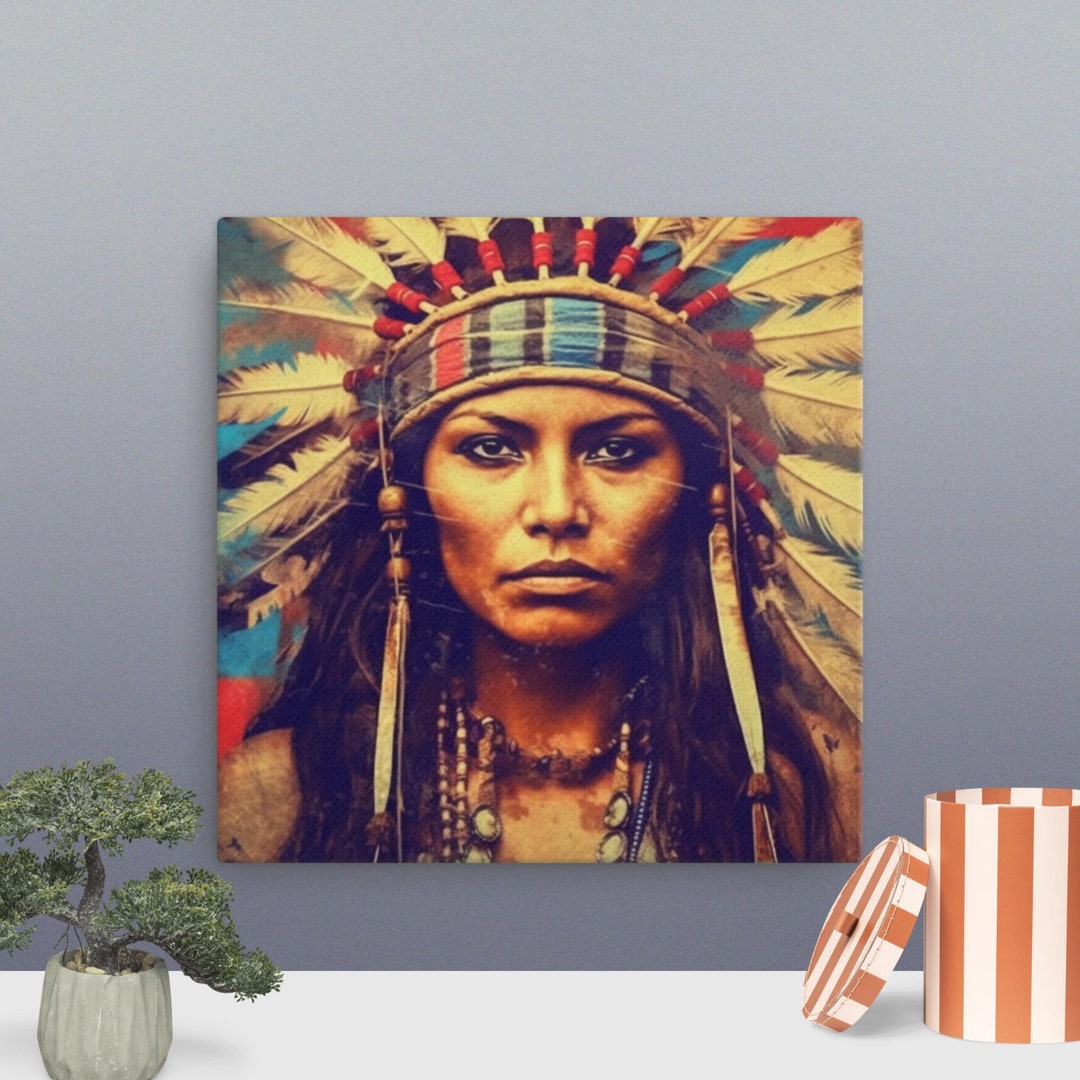 Wall Art, American Indian Girl Art, American Indian Girl Prints ...