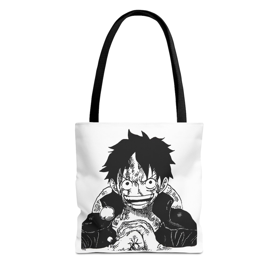 One Piece Tote Bag Anime Luffy Canvas Tote, Anime Gift, Manga Shoulder ...