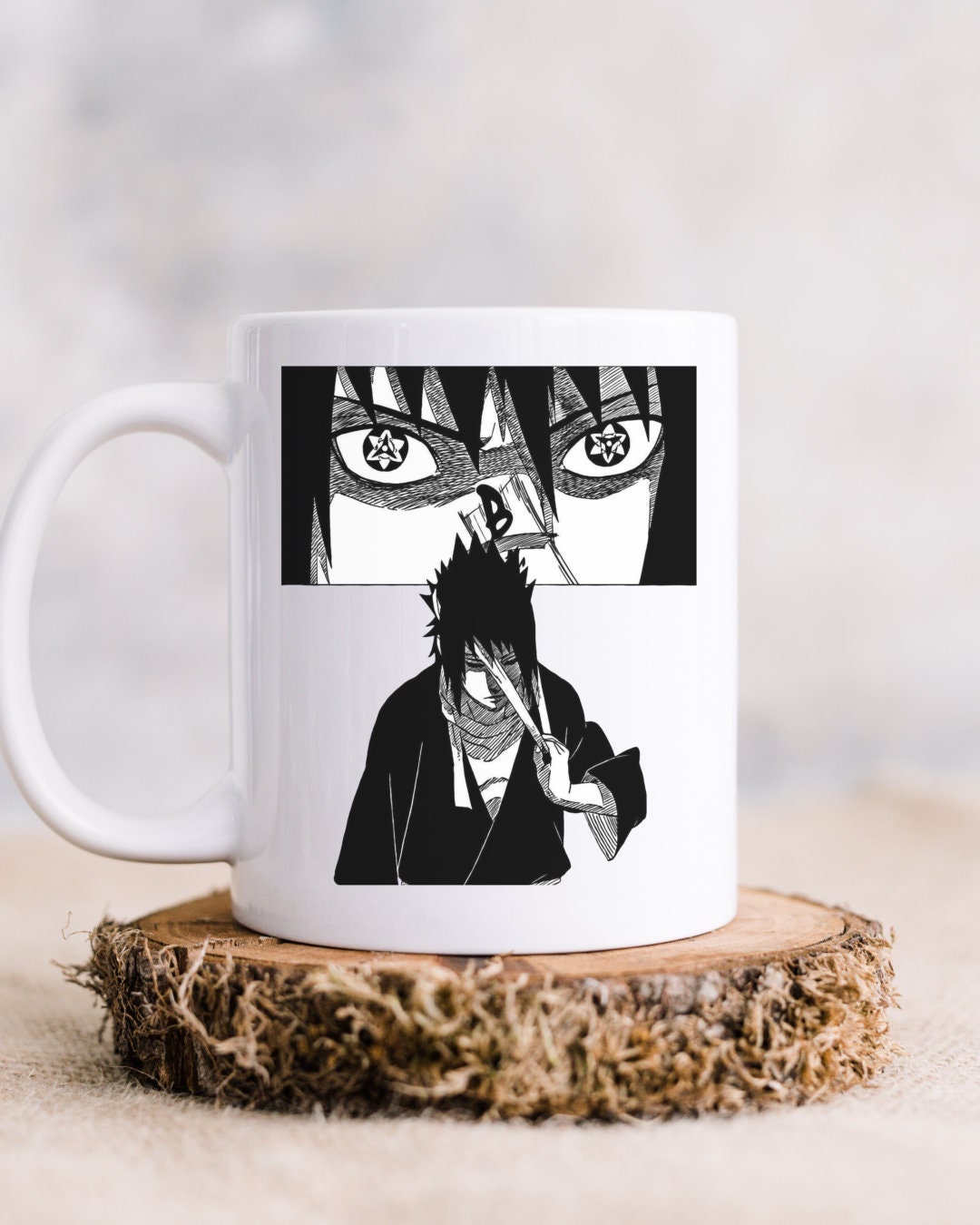 Anime Mug Sasuke Coffee Cup Unique Naruto Gift - Etsy
