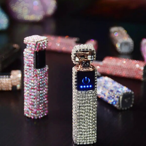 Rhinestone Lighter - Etsy