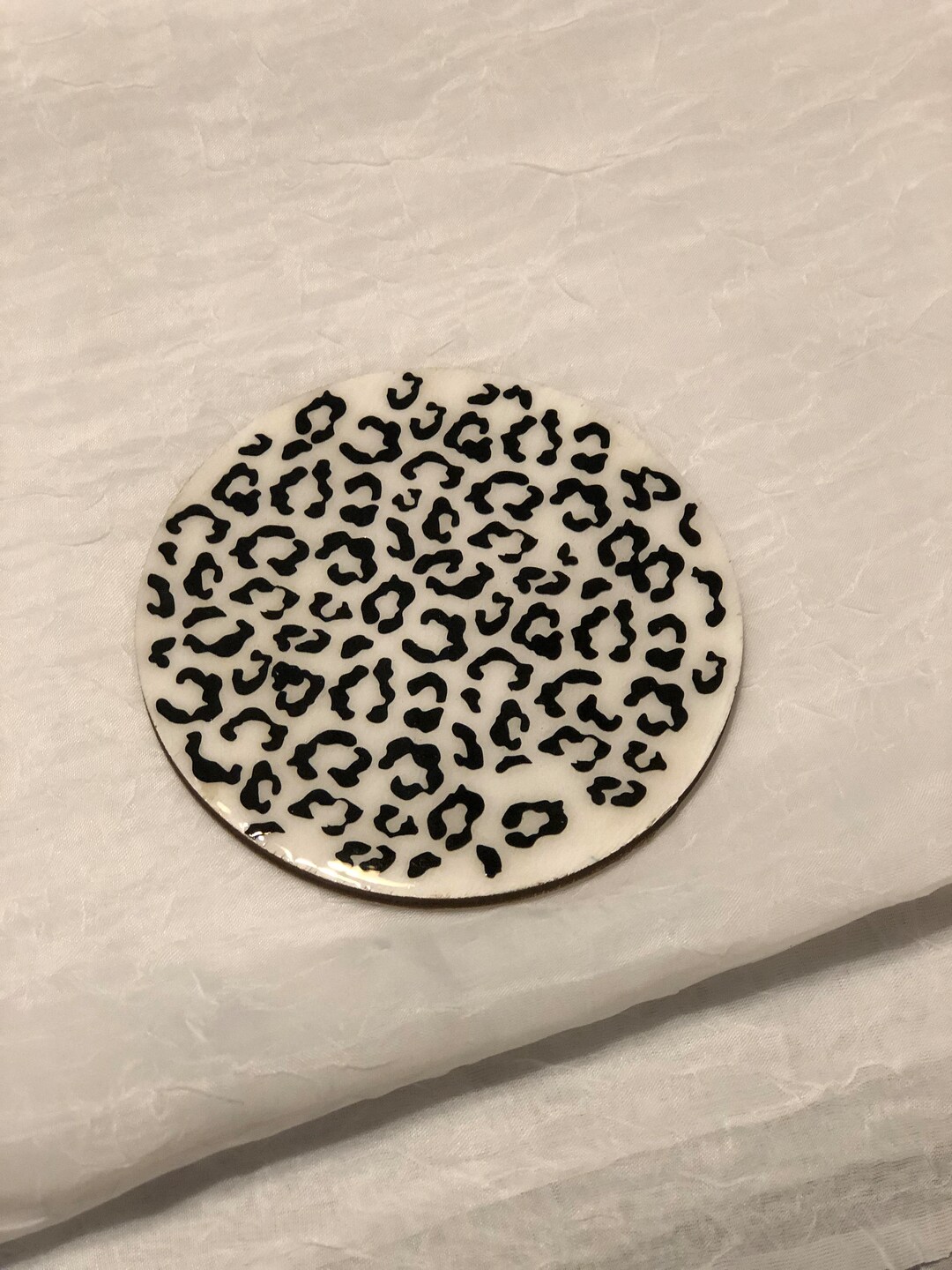 Leopard Print Coaster - Add Style and Protection - Etsy