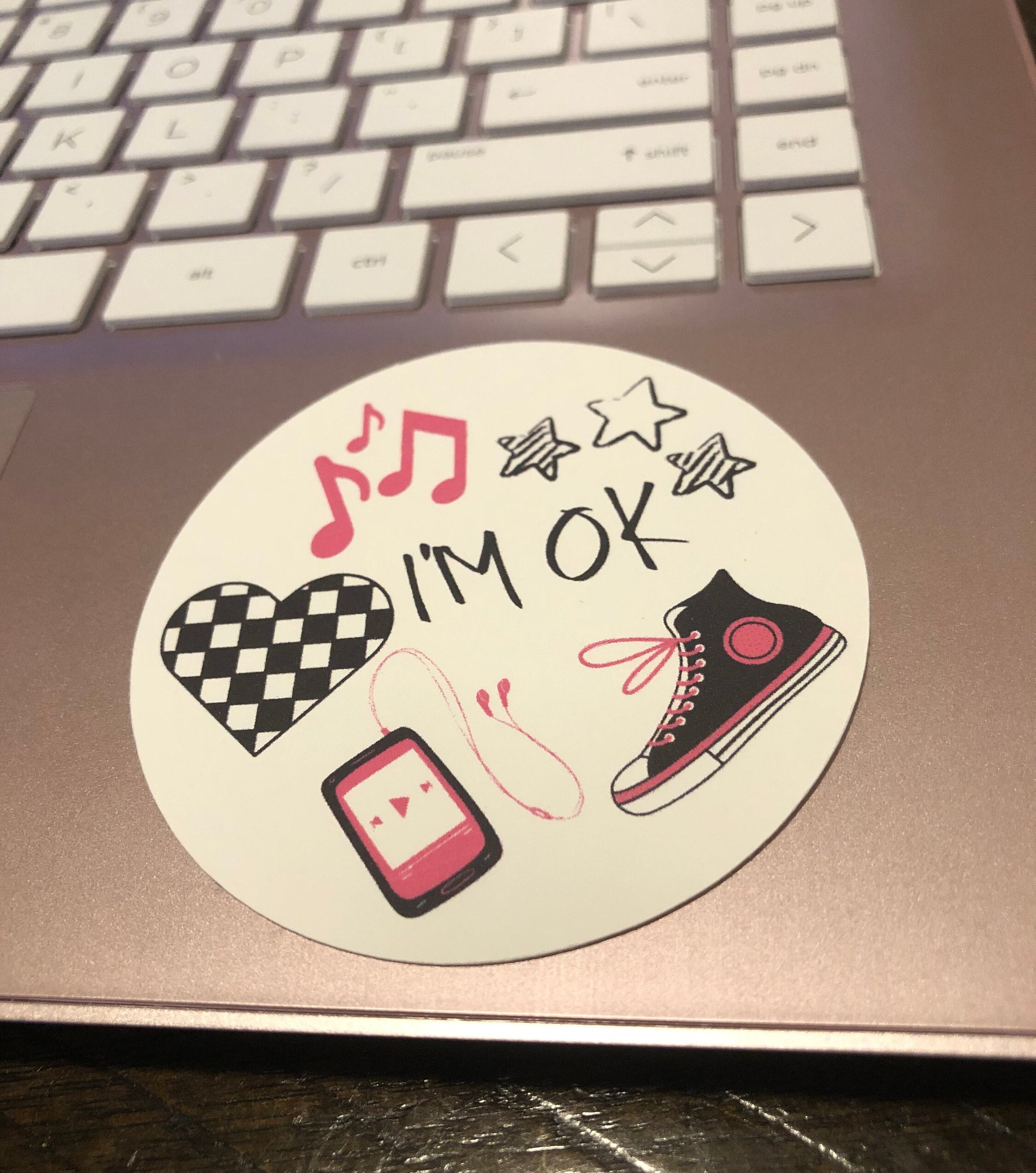 I'm OK Emo Sticker - Etsy
